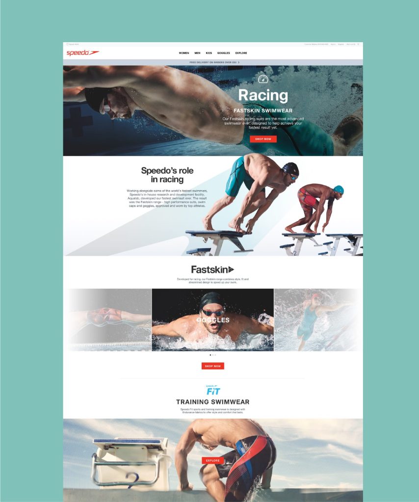 Speedo | Case Study | Framework Design