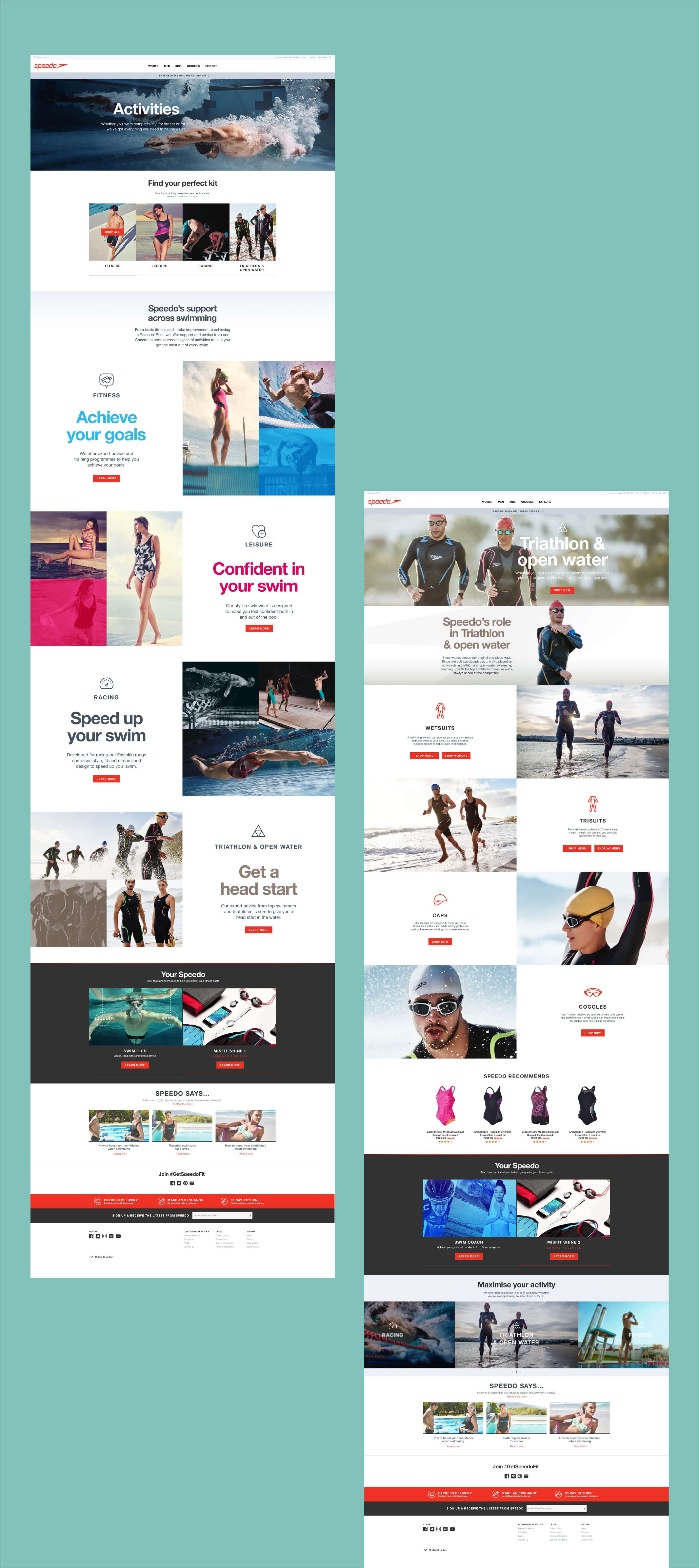 Speedo | Case Study | Framework Design