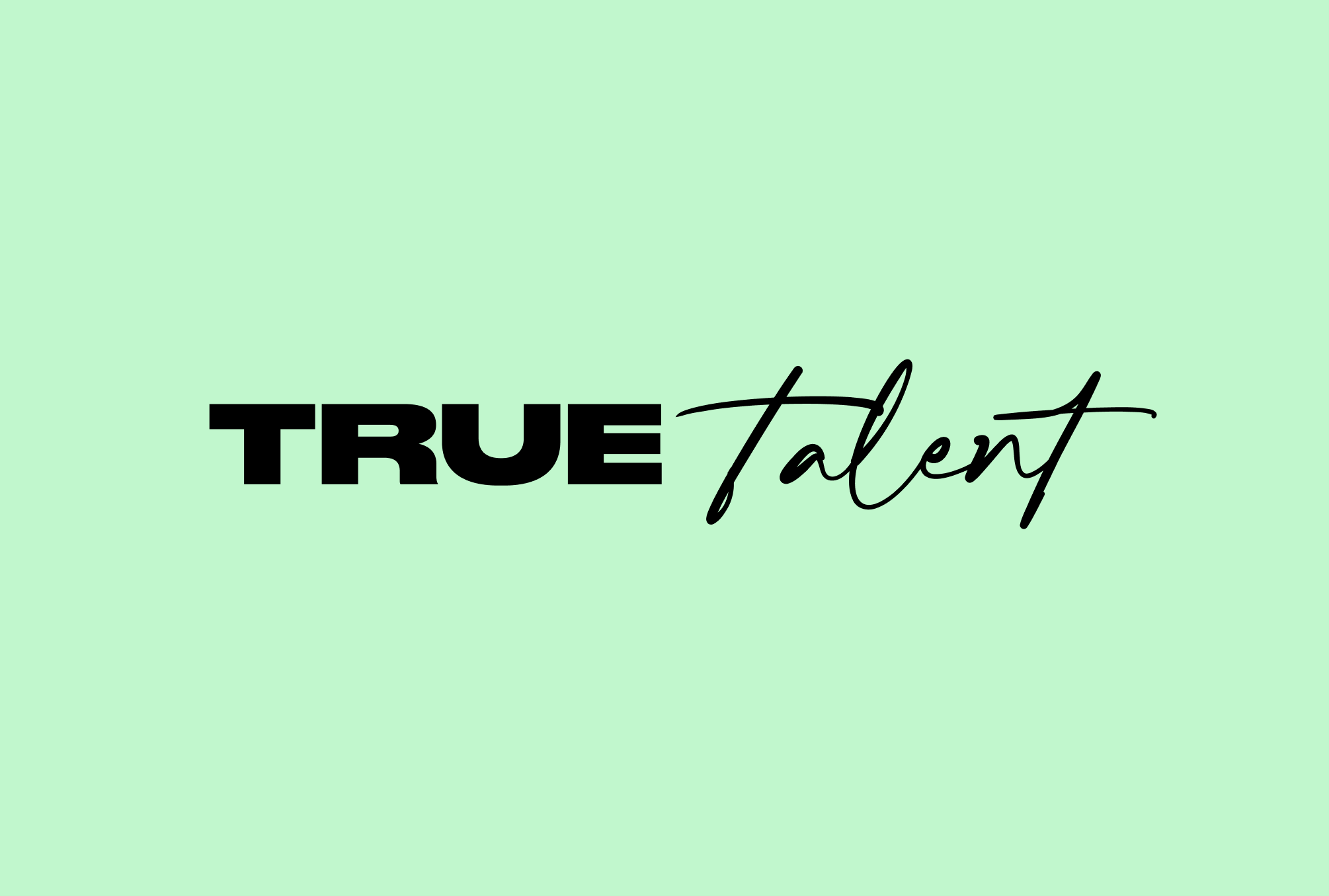 True Talent | Framework Design