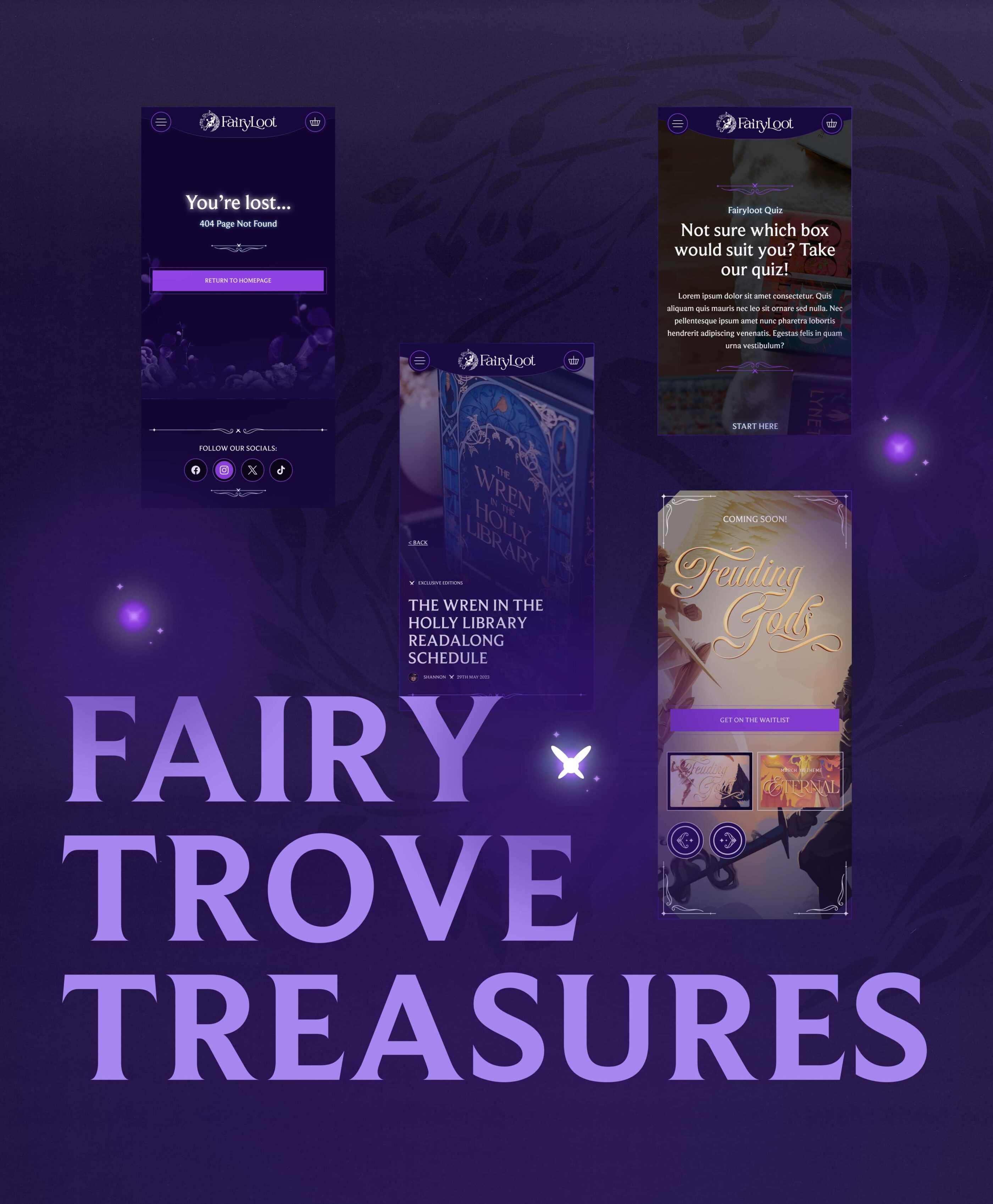 FairyLoot Website | Framework – Fantasy Brand Web Design Experts